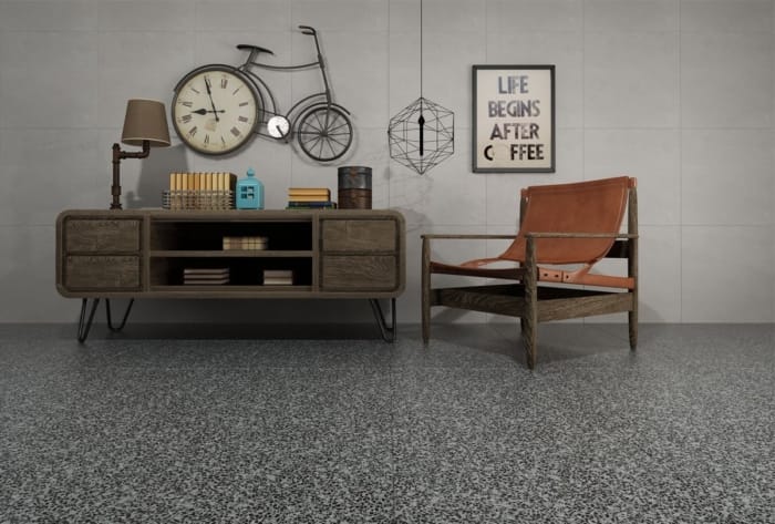Terrazzo series | 24" x24 " contemporary porcelain terrazzo tiles with ...