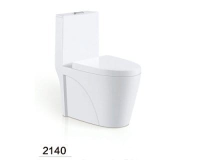 syphonic elongated one piece toilet