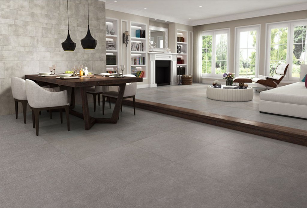 600 x 600mm contemporary glazed porcelain cement tile