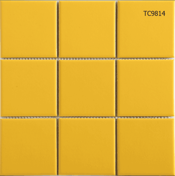 97*97mm modern square ceramics mosaic tile in 10 color